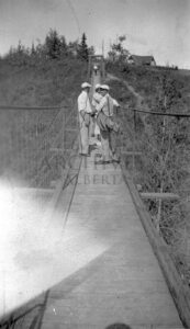 Historical Photos of Suspension Bridges from Alberta
