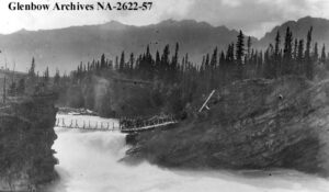 Historical Photos of Suspension Bridges from Alberta