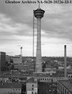 Old Photographs of the Calgary Tower (Gallery)