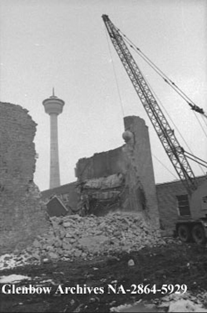 Old Photographs of the Calgary Tower (Gallery)