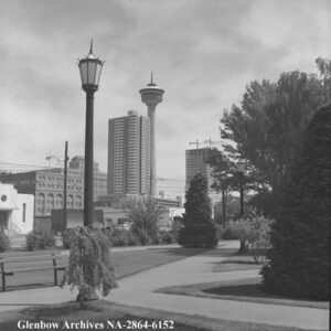 Old Photographs of the Calgary Tower (Gallery)