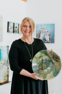 “A Day in the Life” with fusing glass artist and teacher, Anna Bilek