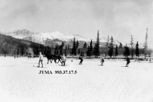 Historic Photos of Skijoring from Banff and Jasper