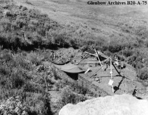 Old Photographs of the Old Women's Buffalo Jump (1958-1959)